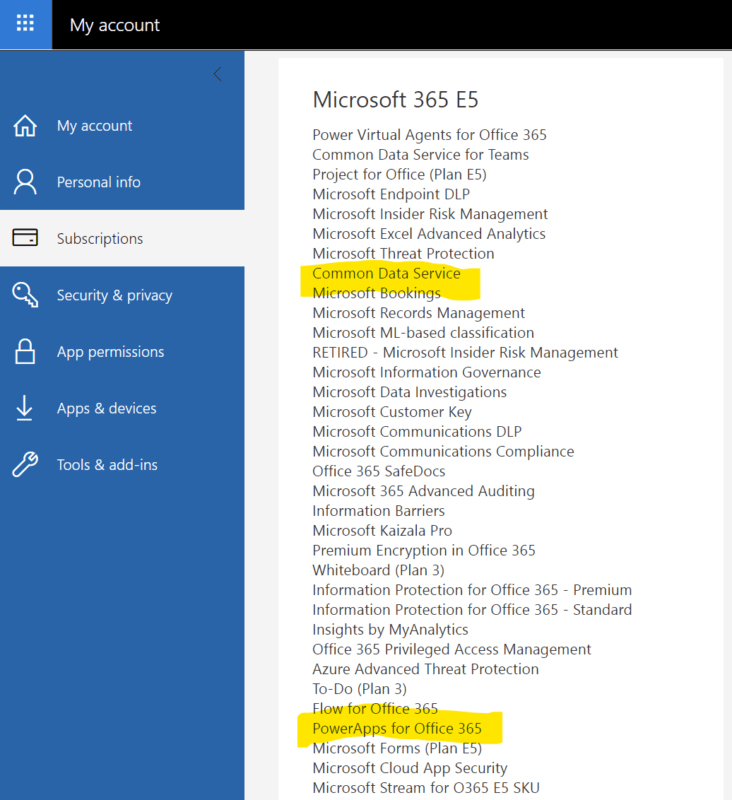 Microsoft 365 does not contain Power Platform licenses - Forward Forever