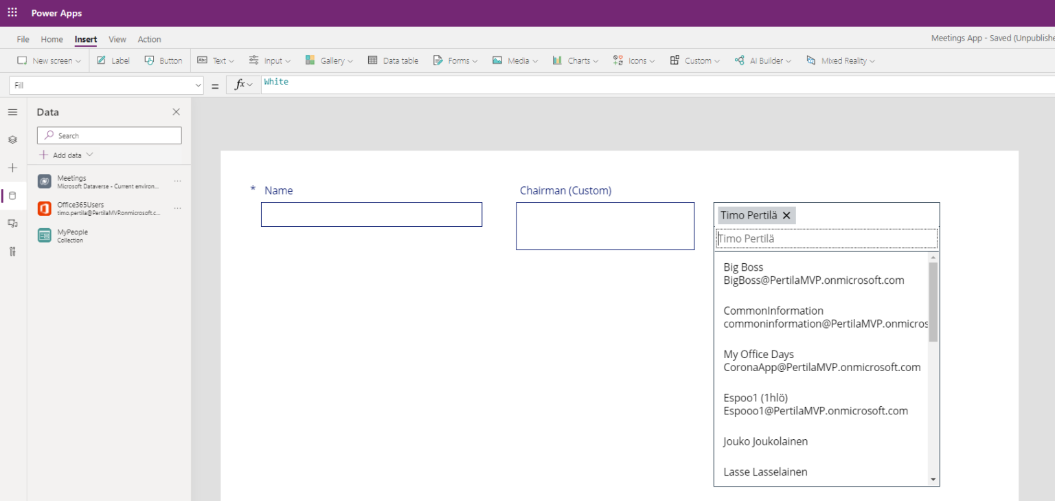 Dataverse, Power Apps and people picker - Forward Forever
