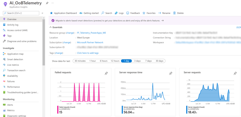 Application Insights integration with model-driven Power Apps explored ...