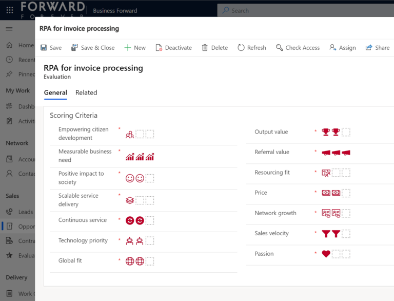 Opportunity scoring with Model-driven Power Apps - Forward Forever