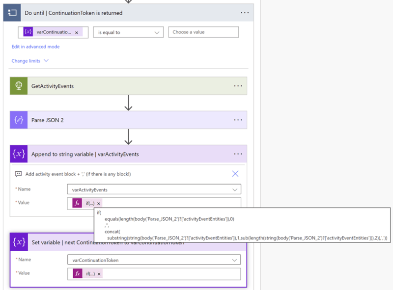 How to use Power BI Activity Events Rest API with Power Automate ...