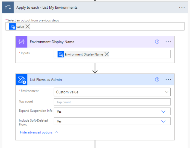 Listing all SharePoint sites and lists used in cloud flows - Forward ...