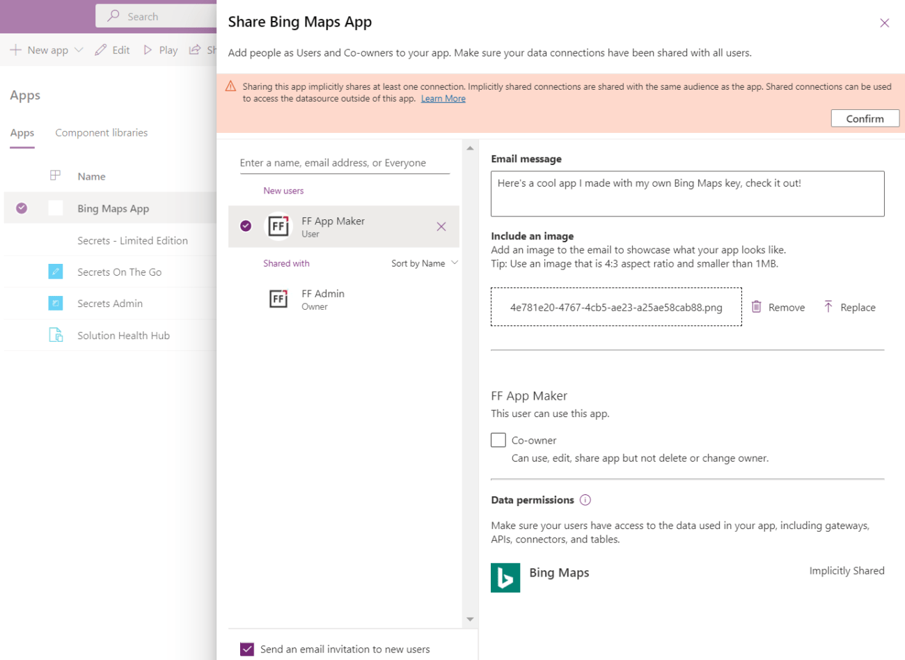 Implicitly shared connections in Power Apps: what’s the risk? - Forward Forever