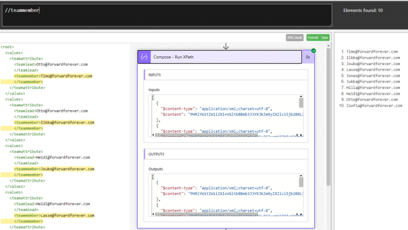 Using XPath in your flow - Forward Forever