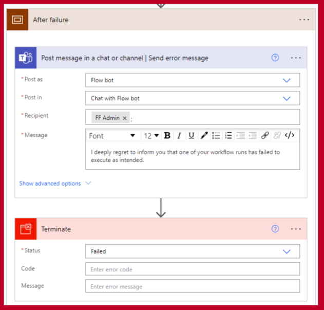 How to handle errors in Power Automate - Forward Forever