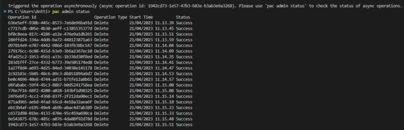 Power Platform Governance: Deleting unwanted environments with PAC CLI ...