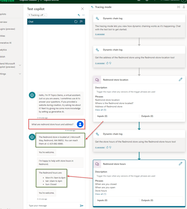 Build intelligent agents in Copilot Studio via generative actions, plugins and dynamic chaining ...