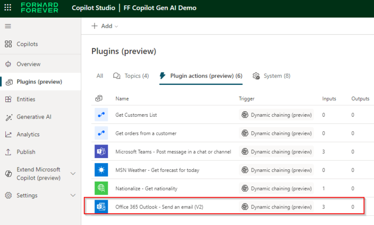 Build intelligent agents in Copilot Studio via generative actions ...