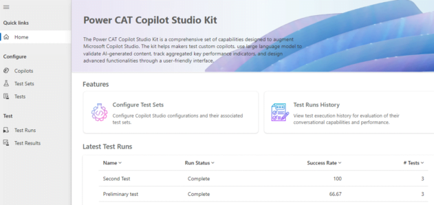 Test your custom copilot with Power CAT Copilot Studio Kit - Forward ...