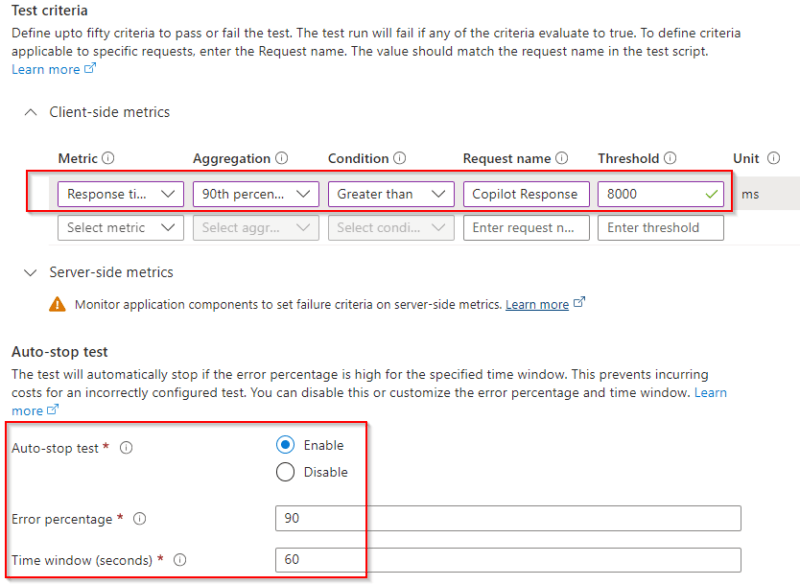 Optimizing custom copilot (agent) performance with Azure Load Testing ...