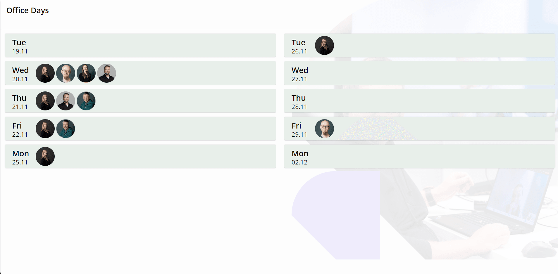 Modern Office Display: Showcase Meetings & Metrics - Forward Forever